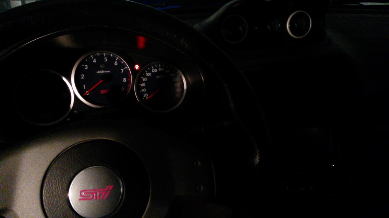Subaru sti gauges and cluster led - YouTube