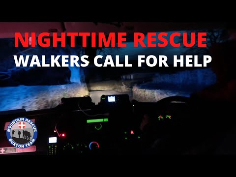 MOUNTAIN RESCUE HELP LOST WALKERS | Crowden Clough | Kinder Scout | Edale