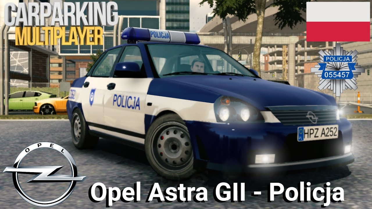 Opel Astra G II - Policja | Car parking multiplayer #cpm - YouTube