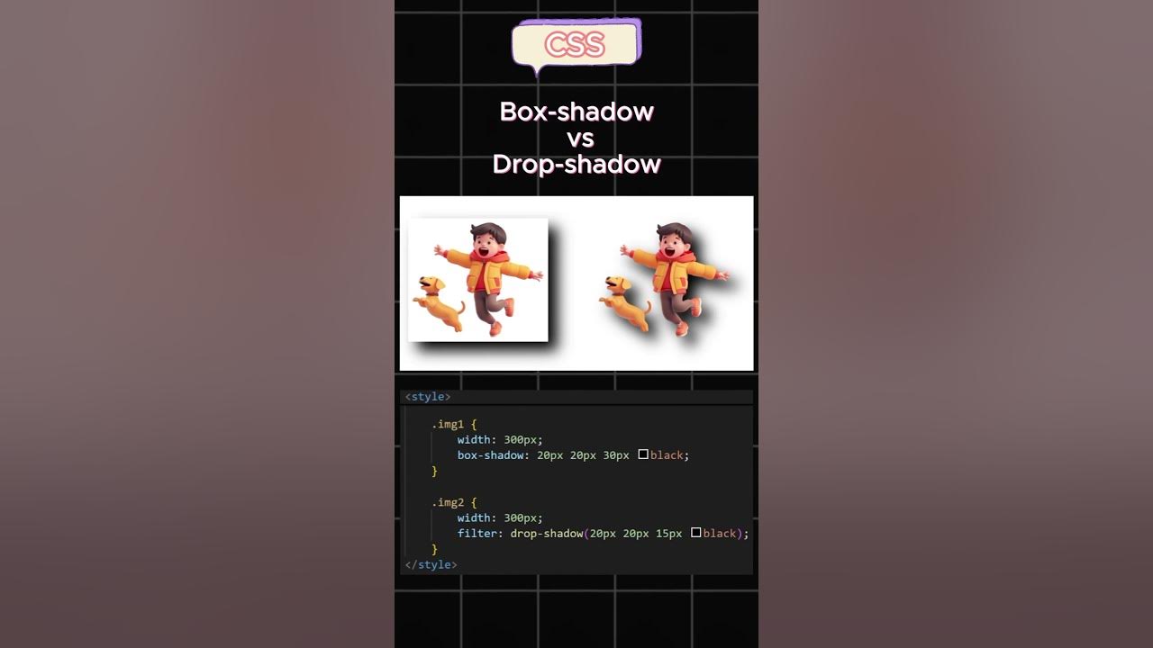 Box Shadow Vs Drop Shadow In Css Coding Css Developerlife