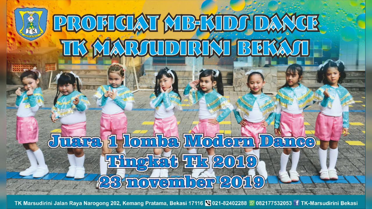 Juara I Lomba Modern Dance Tingkat TK - YouTube