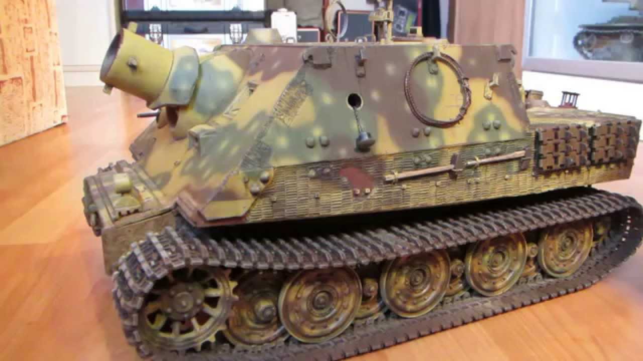 1/16 RC Sturmtiger Elmod Fusion - YouTube