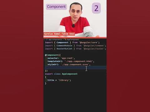 [010] شرح #Angular Component decorator [#Angular17 ][ #انجولار17 بالعربي] - YouTube