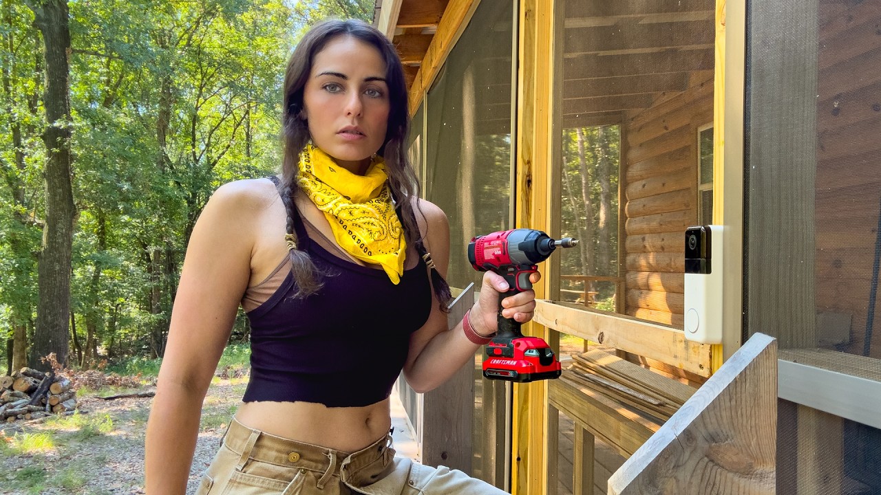 Doing Projects Alone at My Remote Cabin in the Woods - YouTube