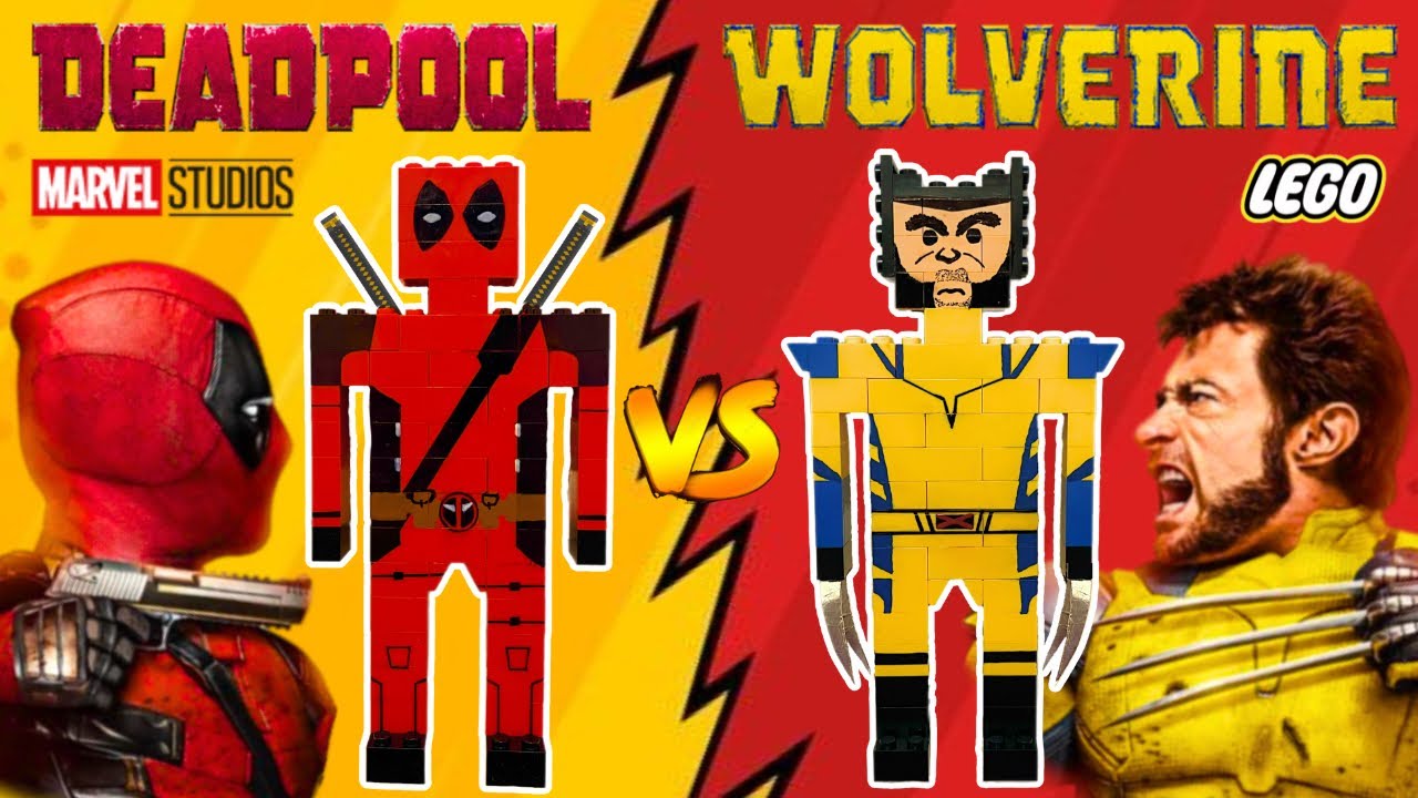 I Built Epic Deadpool & Wolverine with LEGO (DIY) - YouTube