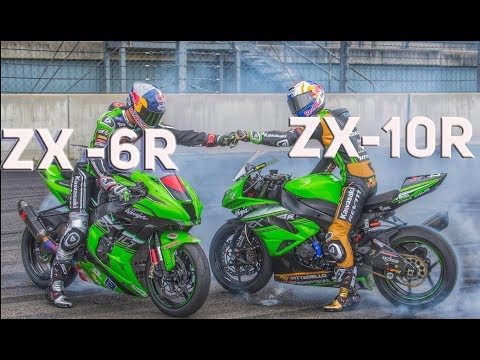 Kawasaki ZX -10R vs ZX -6R Kenan v.s. Toprak - YouTube