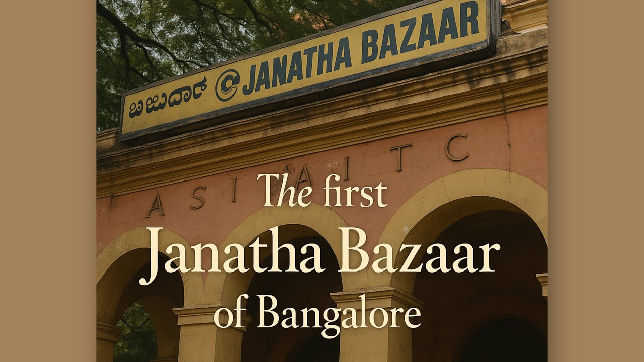 The first Janatha Bazaar of Bangalore. Another Marvel of G.H ...