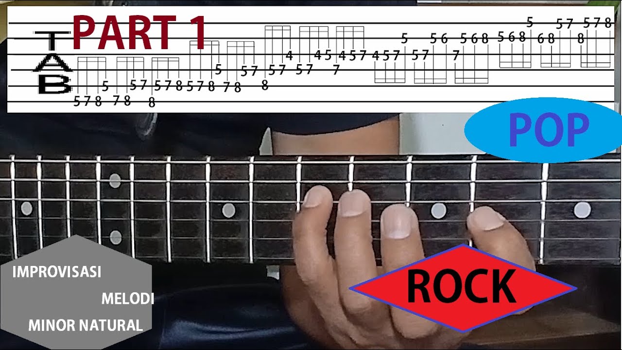 IMPROVISASI MELODI MUSIK ROCK DAN POP - IMPROVISASI MINOR NATURAL DO=A ...