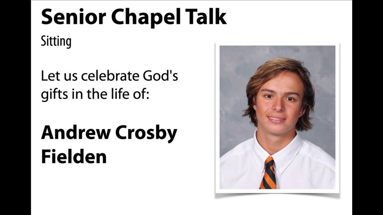 Daily Chapel 2/2 and Senior Chapel Talk by Andrew Fielden '21 - YouTube