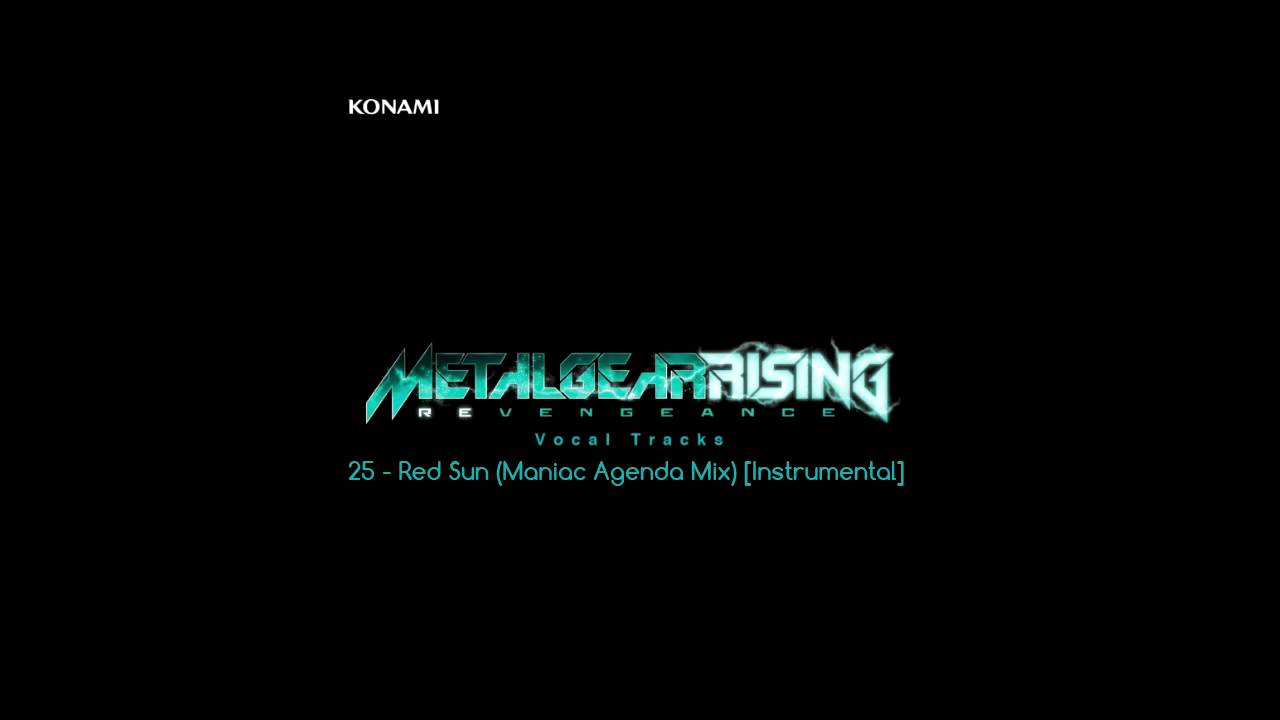 Metal Gear Rising: Revengeance Soundtrack - 25. Red Sun (Maniac Agenda ...