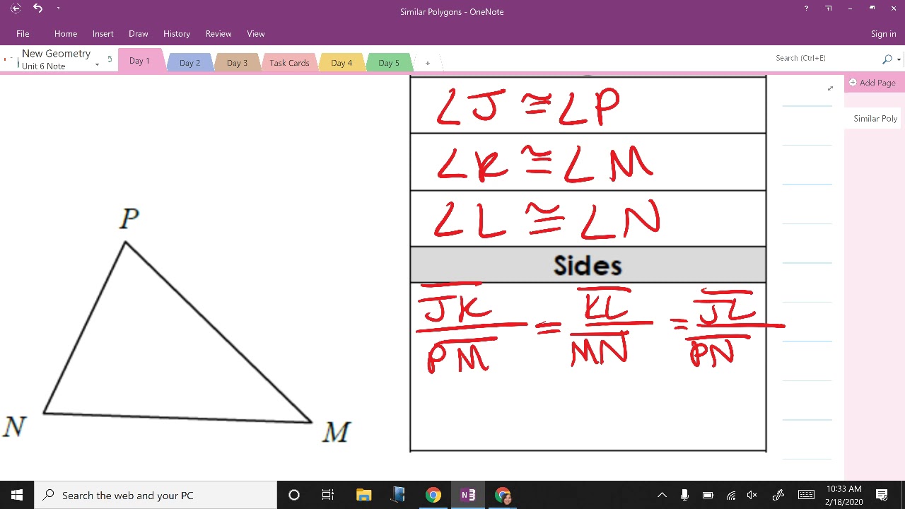 Geometry Unit 6 Day 1 - YouTube