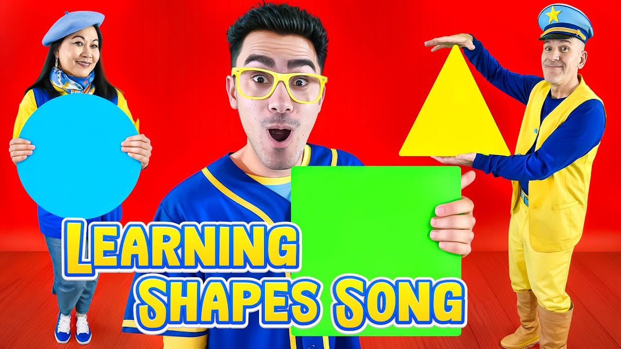 Learning Shapes Song For Kindergarten & Pre-K | Sing Along | 123Vinny ...