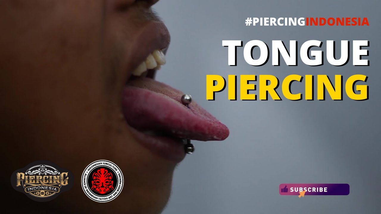 Tongue Piercing | INDONESIA #1 PIERCING SHOP - YouTube