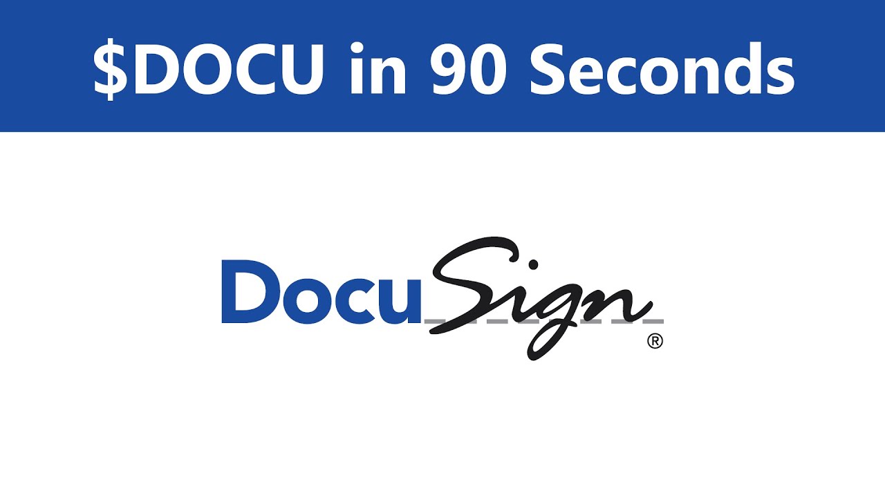 DocuSign Stock in 90 Seconds - YouTube