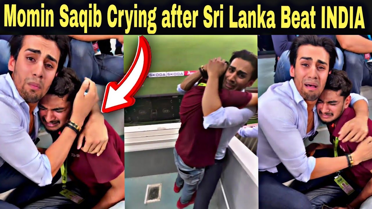 Momin Saqib Crying after SRILANKA Beat INDIA Asia Cup 2022||Maro mujhe ...