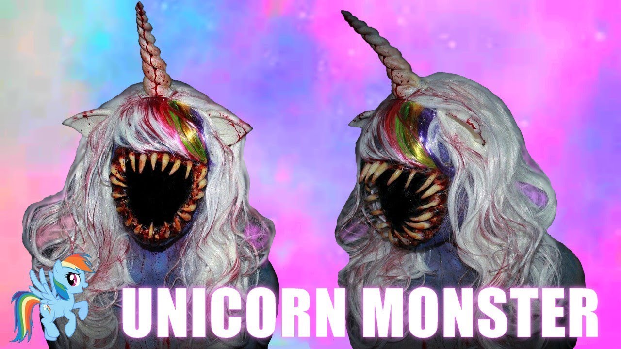 🦄 UNICORN MONSTER MAKEUP TUTORIAL 🦄 - ♡ Lussi DLM ♡ - YouTube