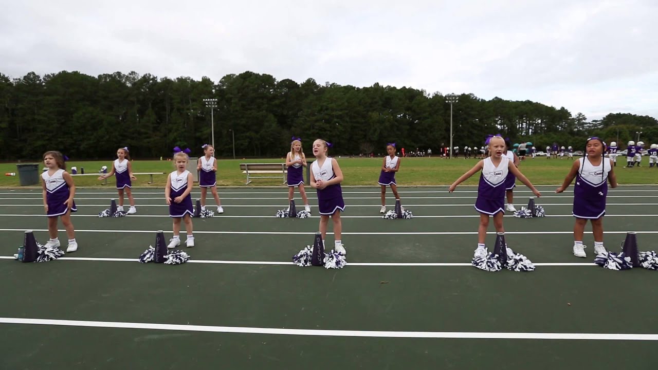Purple Canes Cheer 09272014 - YouTube