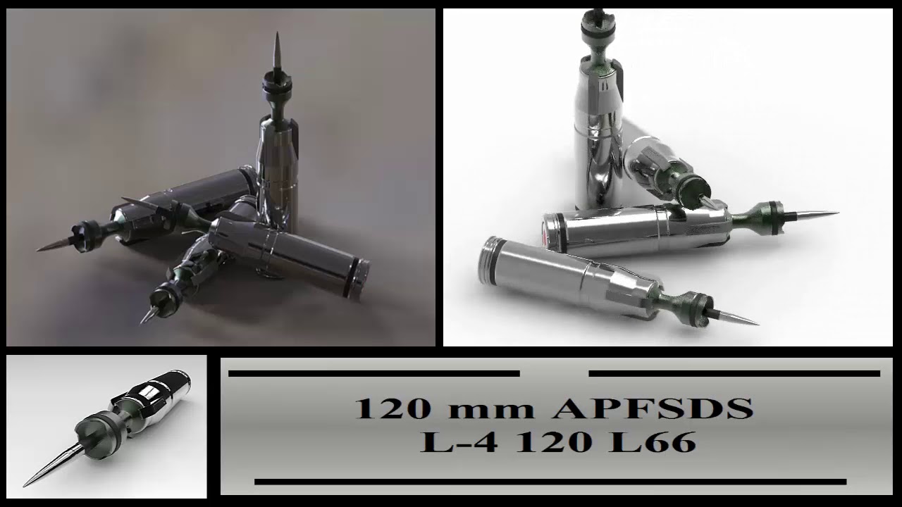 APFSDS 120mm Anti Tank Ammo - YouTube
