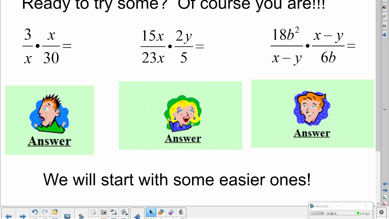Unit 9 Lesson 2 Multiply and Divide Rational Expressions - YouTube
