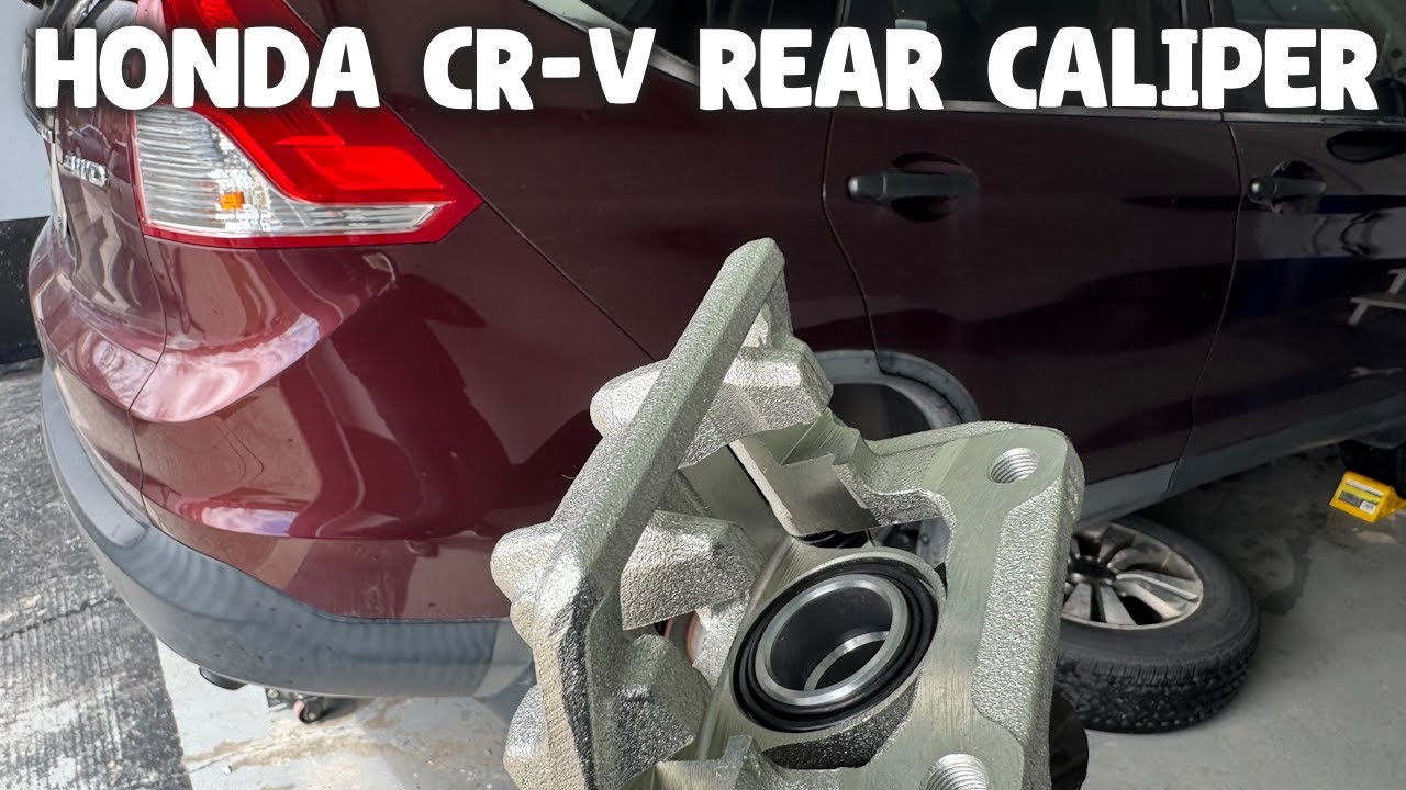 How To Change Brake Calipers Honda CR-V 2012 - 2016 DIY How To - YouTube