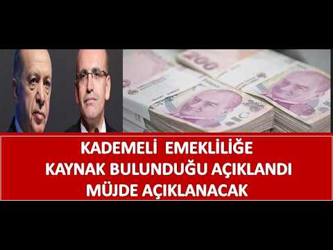 KADEMELİ EMEKLİLİK İÇİN KAYNAK AÇIKLANDILAR  - KADEMELİ EMEKLİLİK MÜĞJDESİ AÇIKLANACAK
