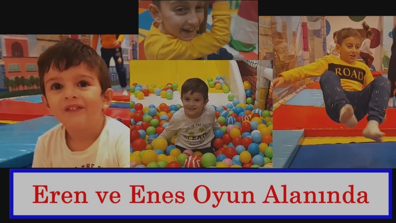 Eren ve Enes Oyun Alanında Eğleniyor - YouTube