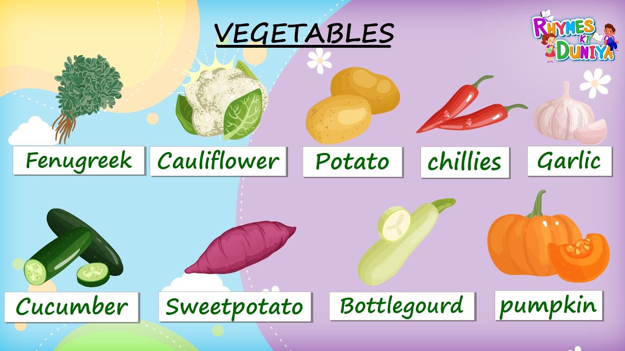 Vegetable Names Made Easy: Fun Learning for Kids! Let's Get Veggie! Fun ...
