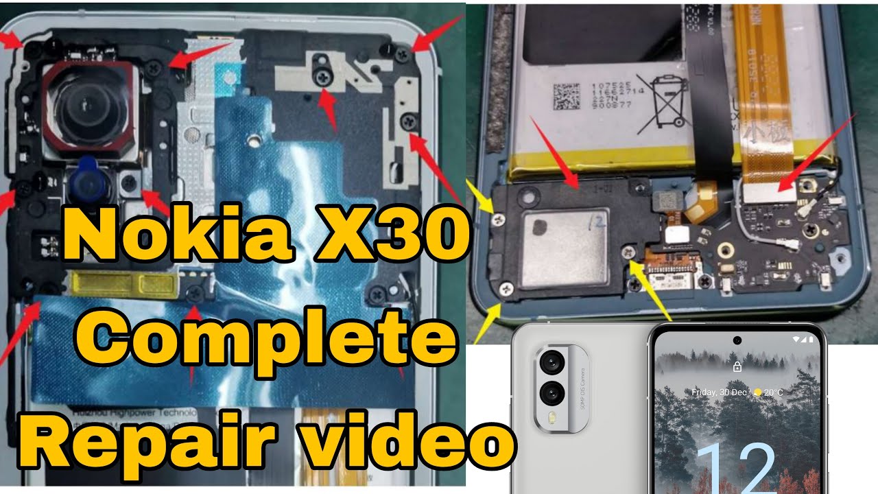 Nokia X30 5G Completed Repairing Full video - YouTube