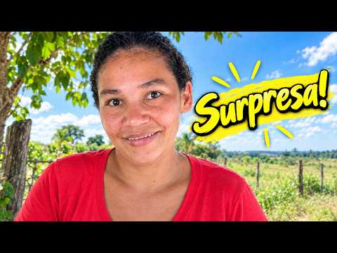 Leila se emociona com nossa chegada e agradece por tudo!