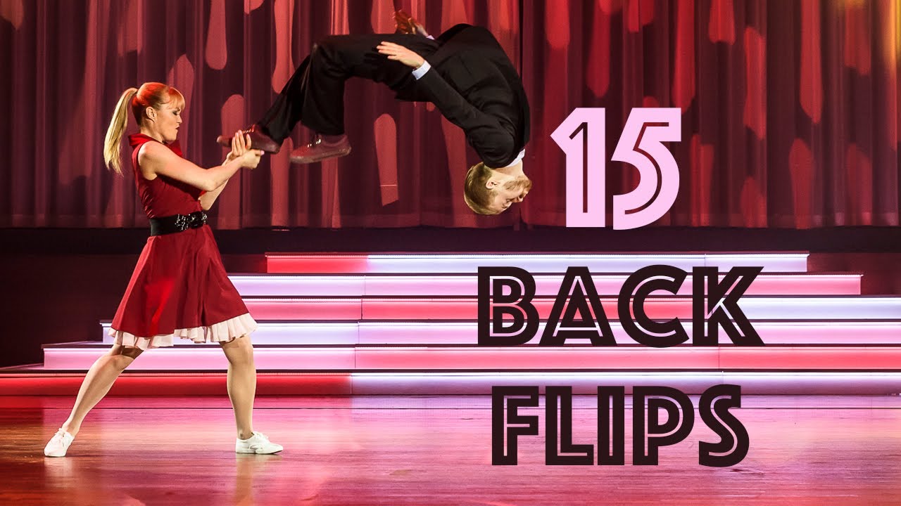 WATCH THIS DANCING COUPLE DOING 15 BACKFLIPS! - YouTube