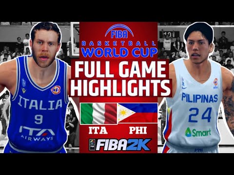 Gilas Pilipinas vs Italy | Full Game Highlights | August 30, 2023 ...