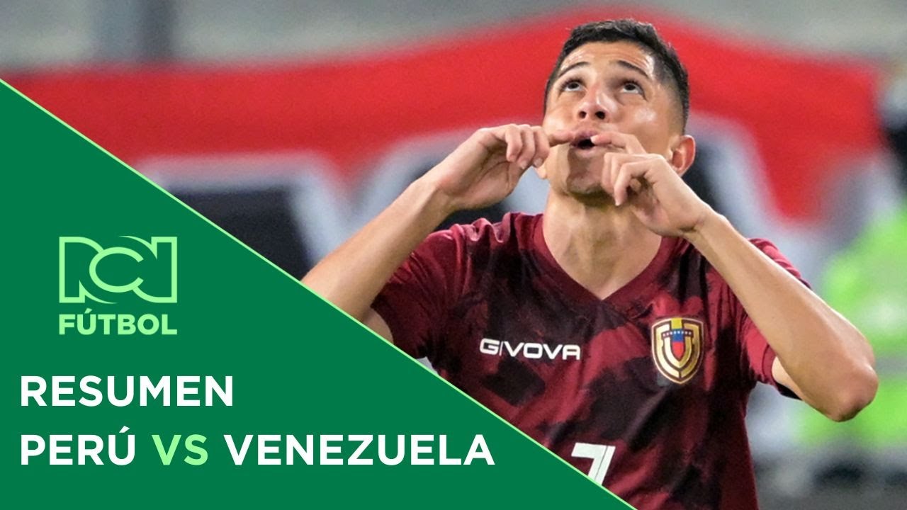 Resumen y goles: Perú 1 - 1 Venezuela - Eliminatoria Mundial 2026 - YouTube