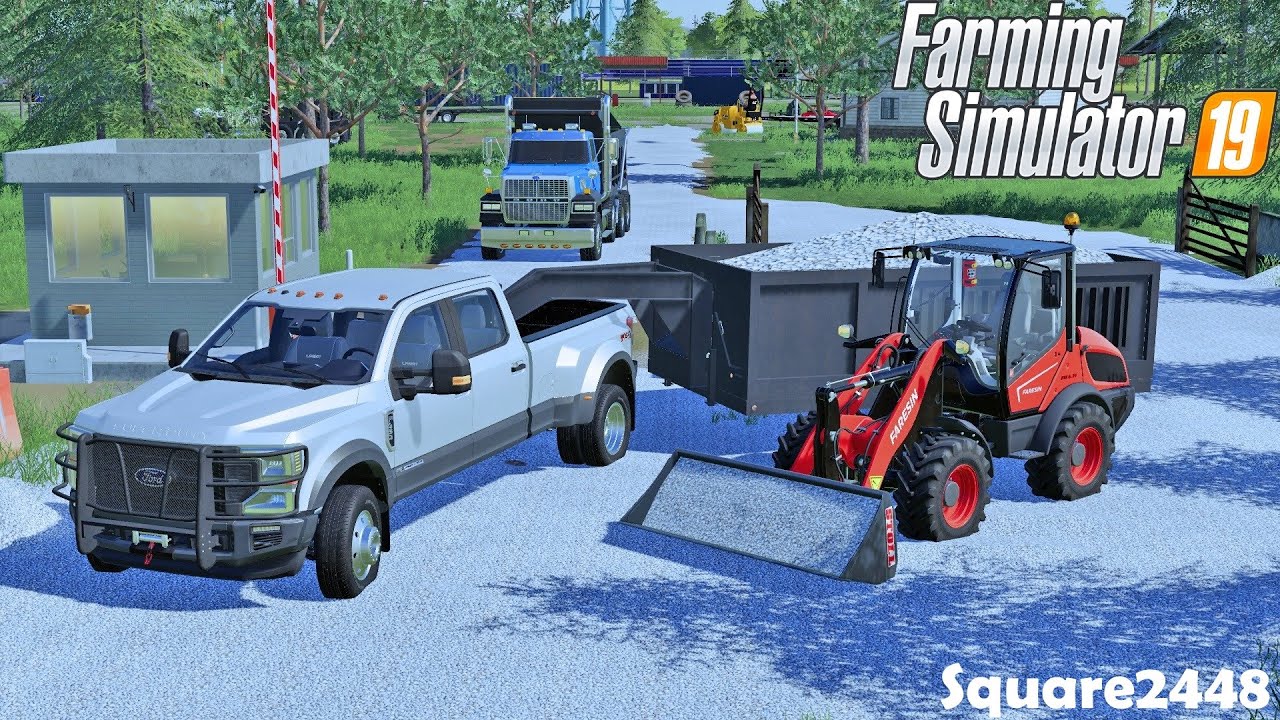 Renovating An ABANDONED RaceTrack | Building Gravel Road | Day 2 | FS19 ...