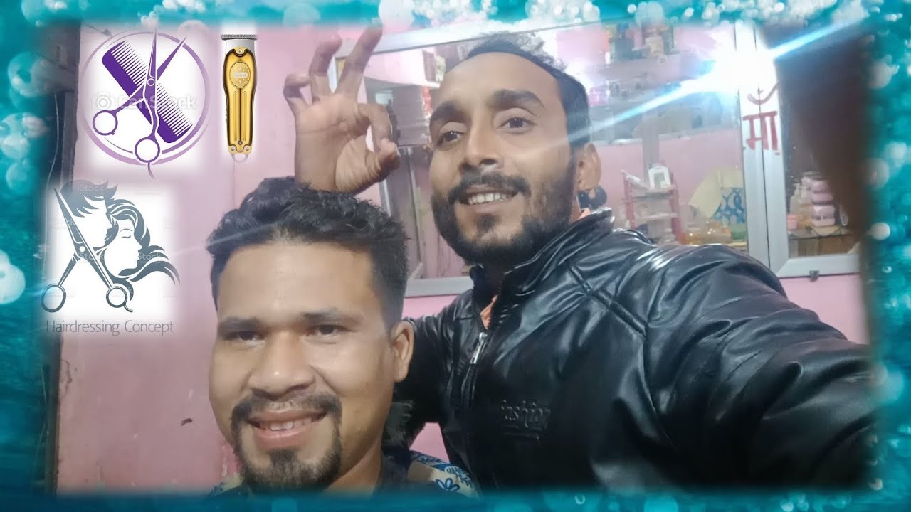 new model Dadhi setting aur Bal cutting - YouTube