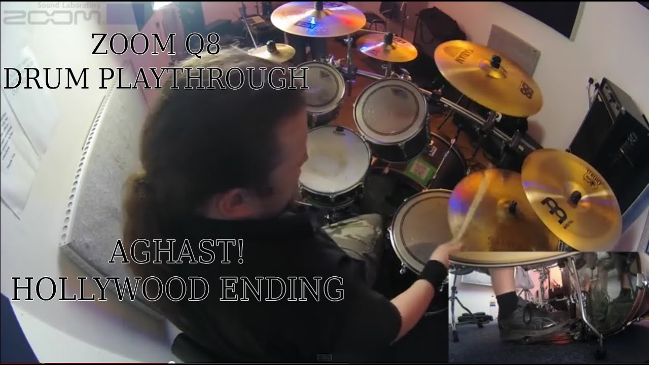 Zoom Q8 Drum Test - Feat. Nick Plews (Hollywood Ending) - YouTube