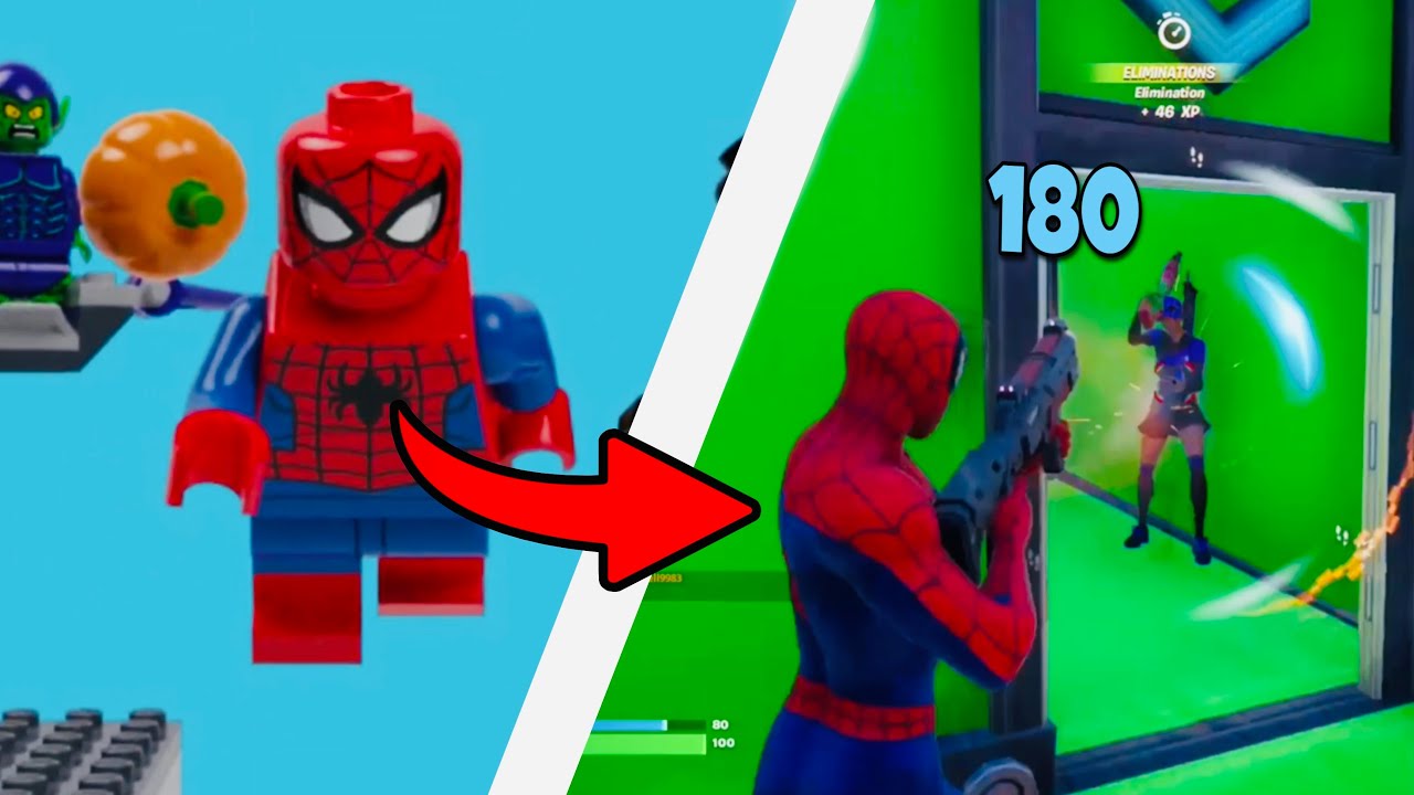 Lego X Fortnite Collab Skins Montage (Part 1) - YouTube