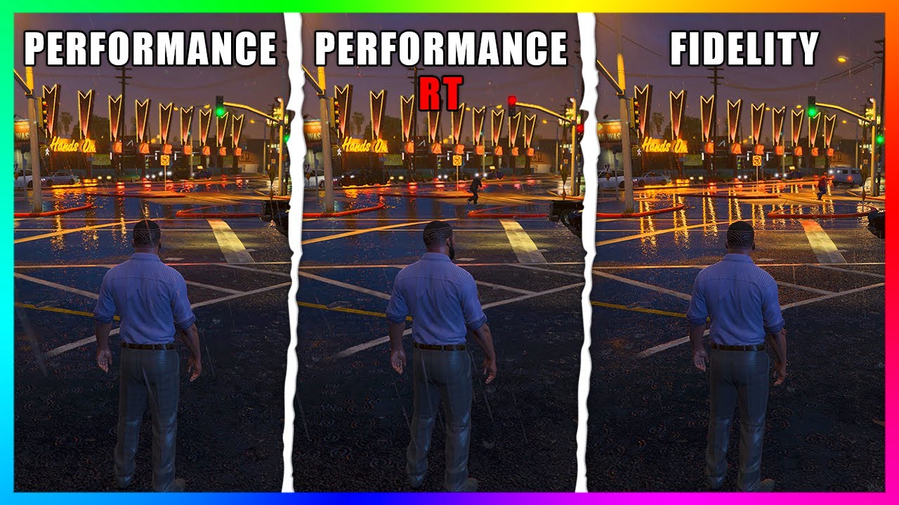 Which Graphics Mode Is BEST In GTA 5 Fidelity VS Performance VS
