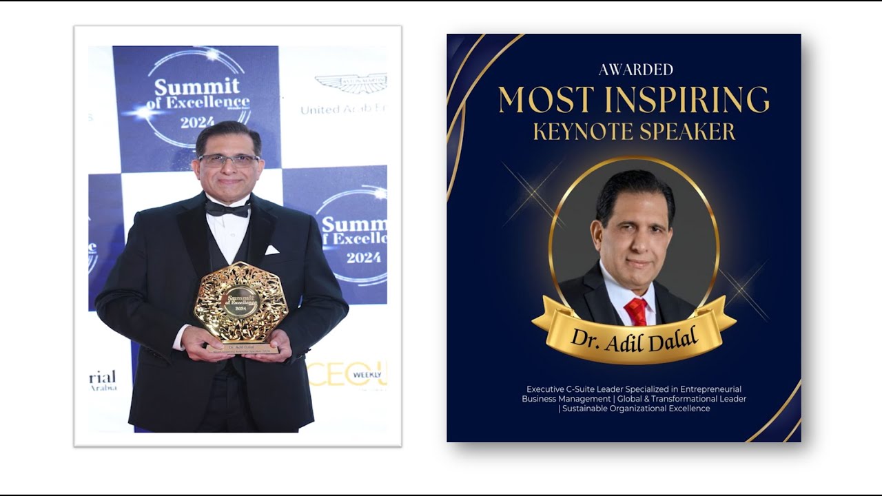 Dr. Adil Dalal - Award-winning International Opening Keynote Speaker ...