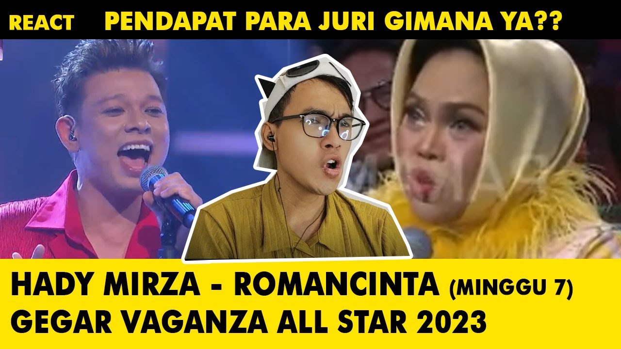 HADY MIRZA - ROMAN CINTA (ALL STARS GEGAR VAGANZA 2023) | R🇮🇩🇲🇾 ...