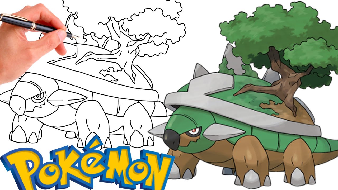 Torterra Coloring Pages