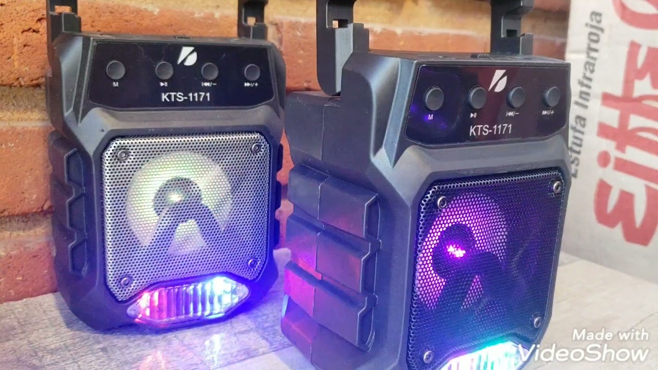 Parlante Portatil Kts 1171 - YouTube