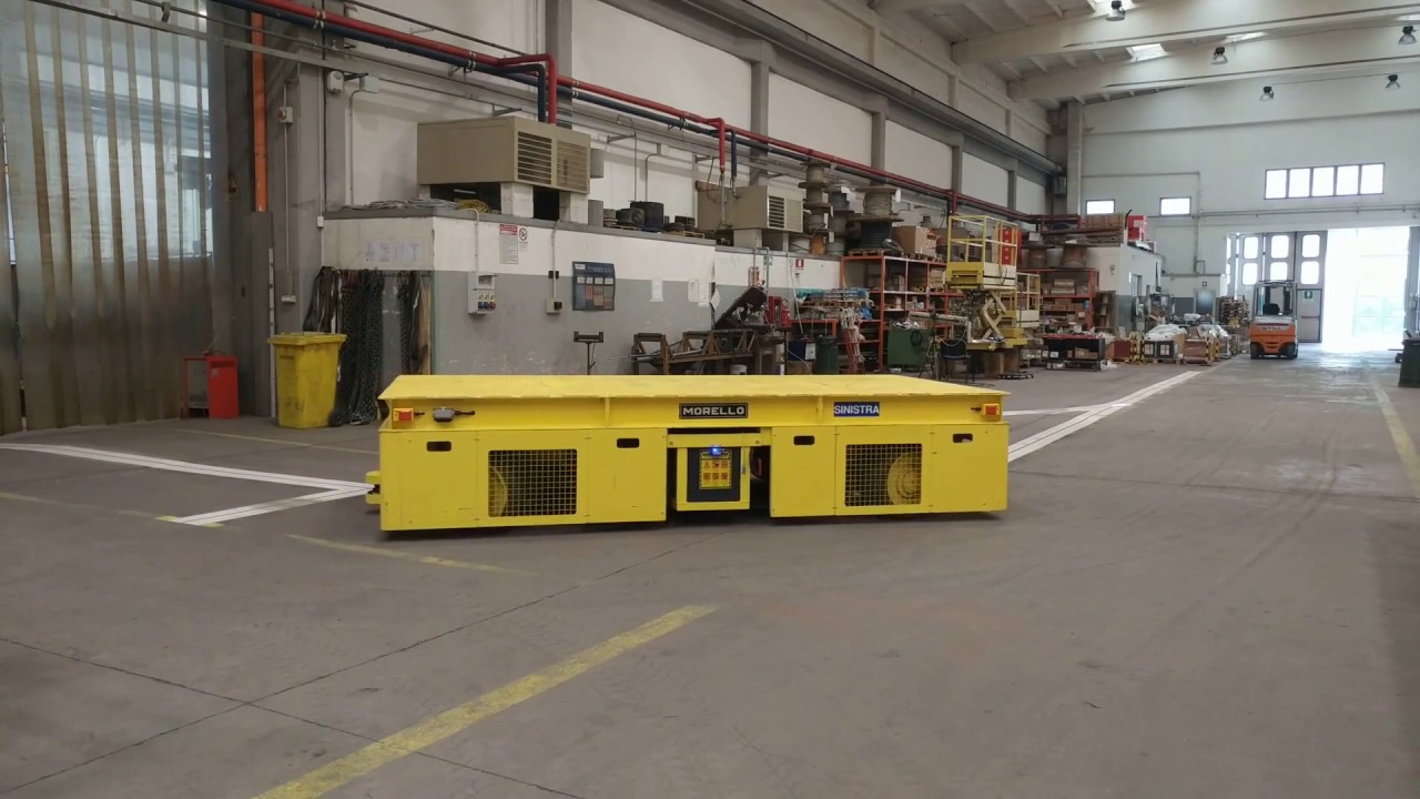 Heavy duty AGV transfer cart – Capacity 40 ton - YouTube