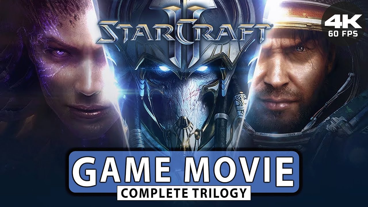 StarCraft II ⚬ Trilogy | Complete Story / Full Game Movie [4K UHD 60 ...