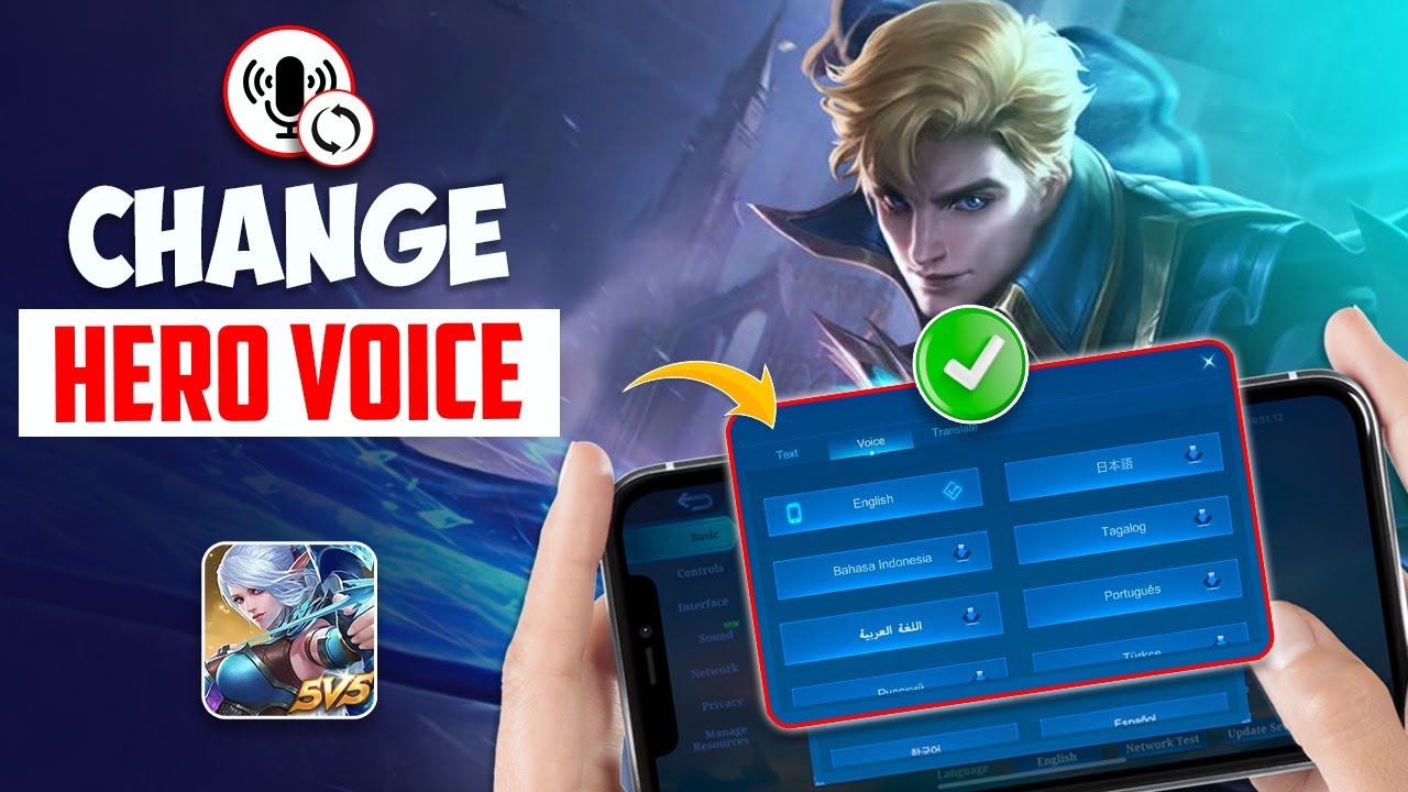 How to Change Hero Voice in Mobile Legends on iPhone | Set Hero Voice ...
