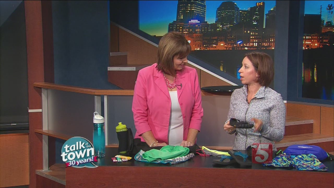 Fitness Expert Amy McIntyre Shows Hot Weather Workout Gear - YouTube