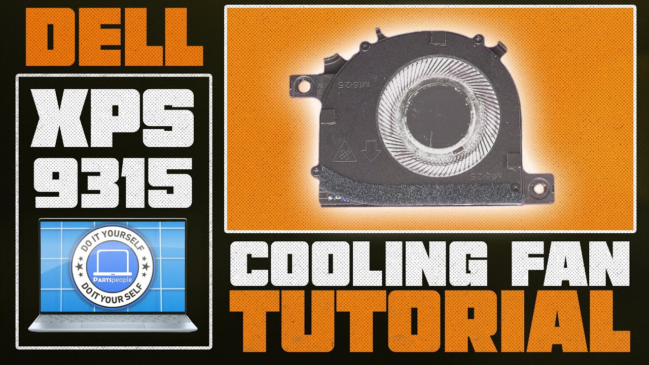How To Replace Your Cooling Fan | Dell XPS 13 9315 - YouTube