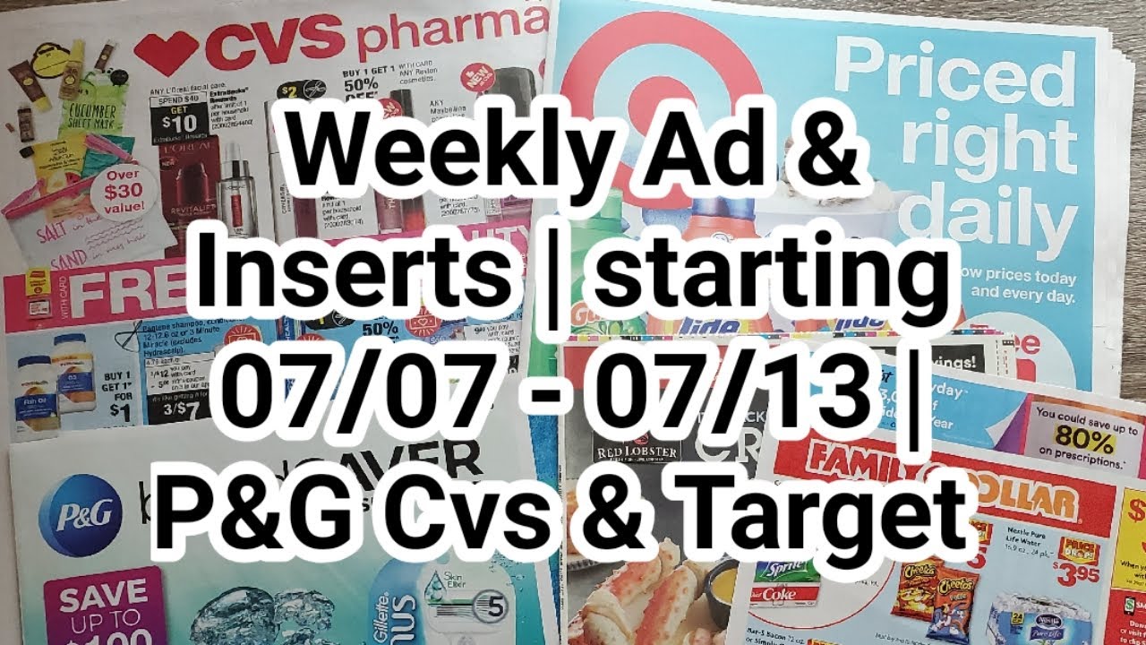 Weekly Ad & Inserts | Starting 07/07 - 07/13 | Featuring P&G Deals ...