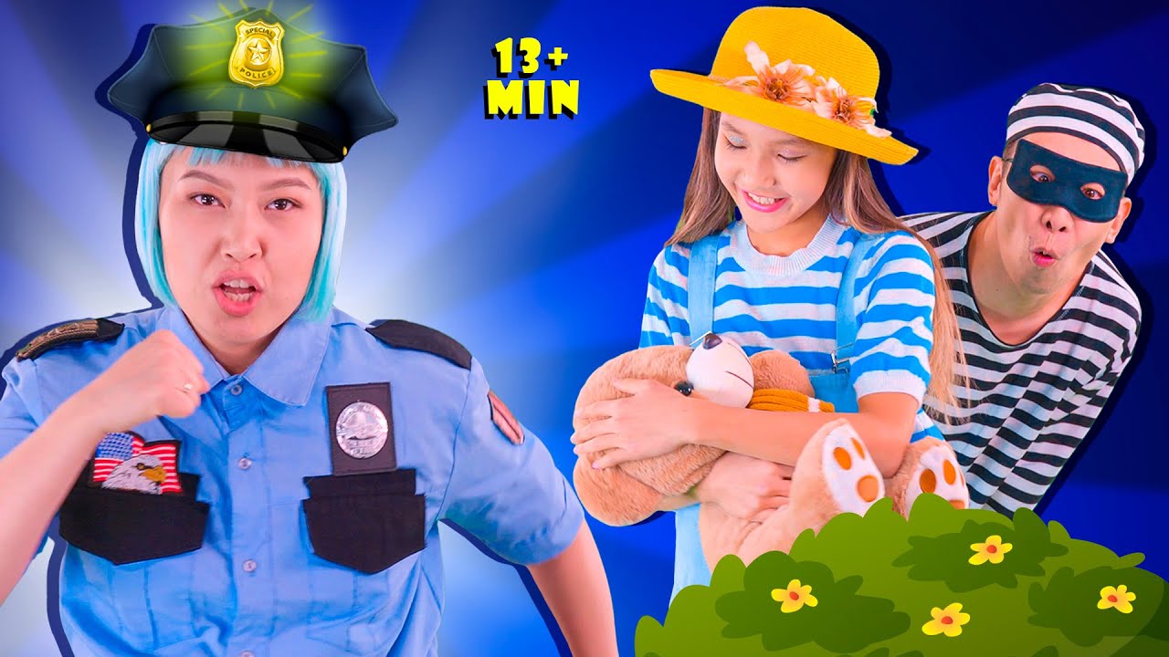PoliceGirl Song 👮‍♂️🚓🚨 Compilation | Lights Kids Song - YouTube
