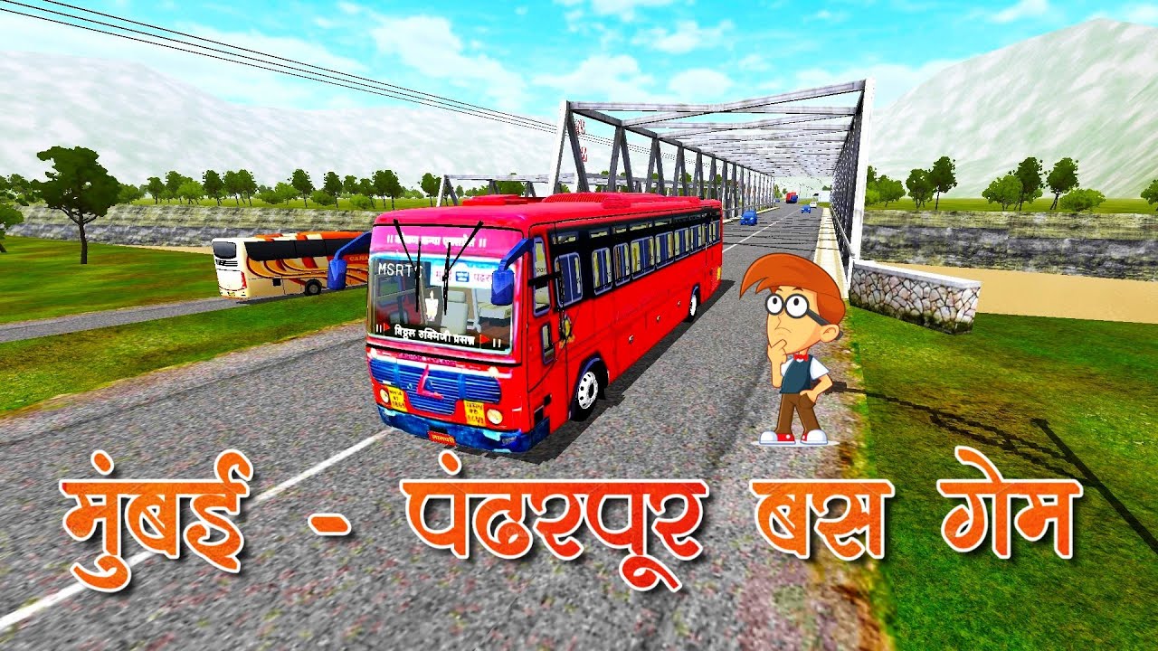 MSRTC Bus Game | Bus Simulator Indonesia Bus Mod | Android Gameplay ...
