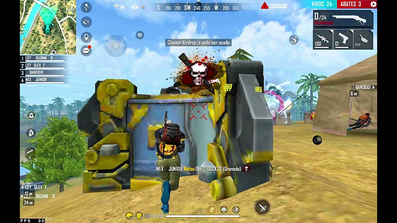 AIMLOCK TREM 💸 #NOBRU #FREEFIRE #EMULADOR - YouTube